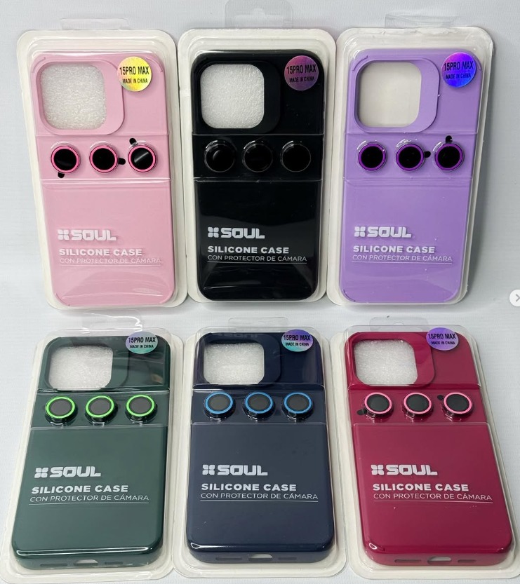 Silicone Case Soul + Protector de Cámara - Panther Distribuciones ...